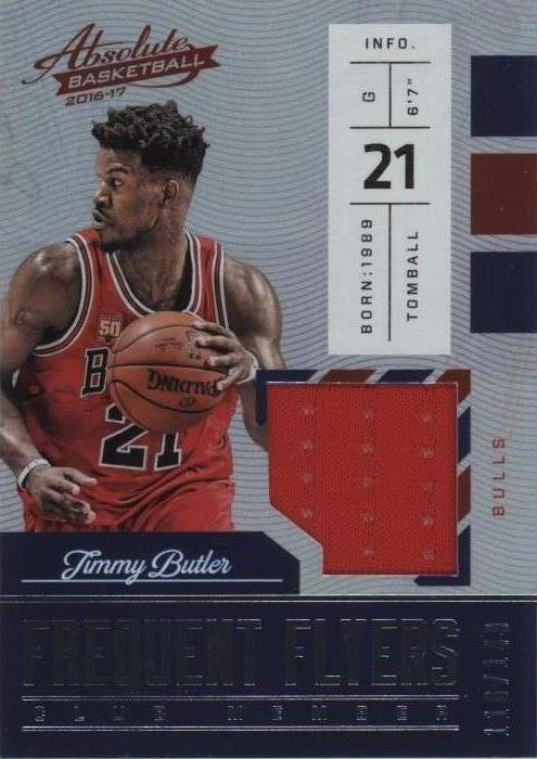 2016-17 Panini Absolute - Frequent Flyer Materials Jimmy Butler #23 / ...