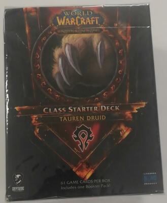 Wow World Of Warcraft Class Starter Deck - Tauren Druide Neuf Scellé ...