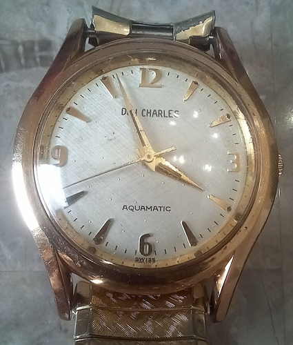 Croton Aquamatic Deco Linen Dial Swiss Selfwinding ETA 2451 Incabloc ...