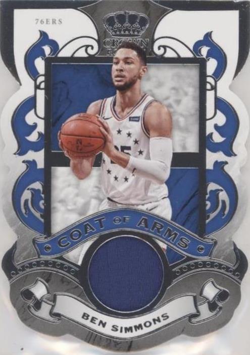2019-20 Panini Crown Royale - Coat of Arms Ben Simmons #CA-BS (MEM) for ...