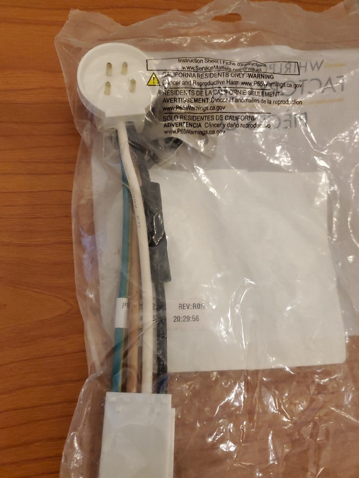 282387 Whirlpool Refrigerator Icemaker Round Adapter Plug | eBay