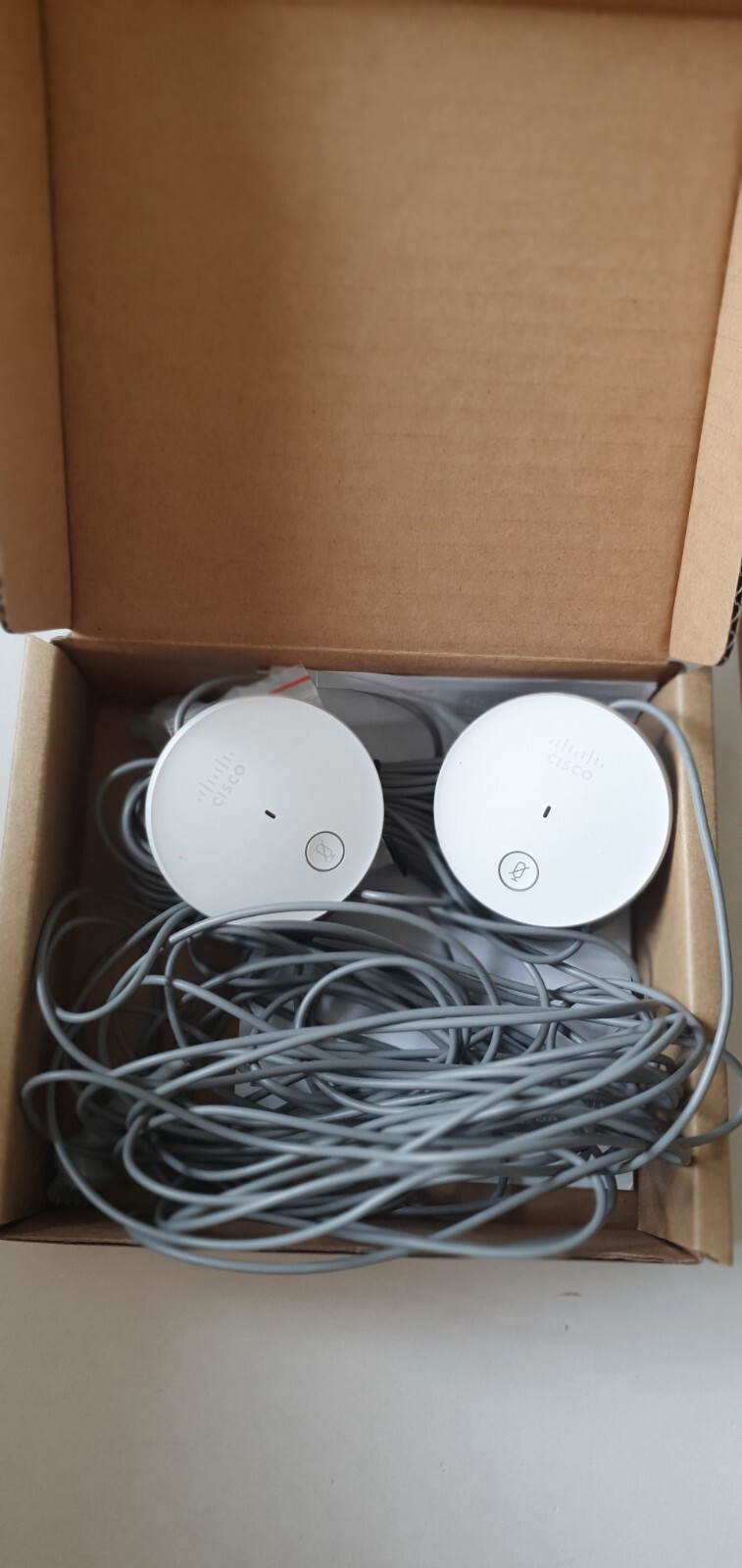 Cisco Table Microphone with Euroblock Plug CS-MIC-TABLE-E(EACH)-Great ...