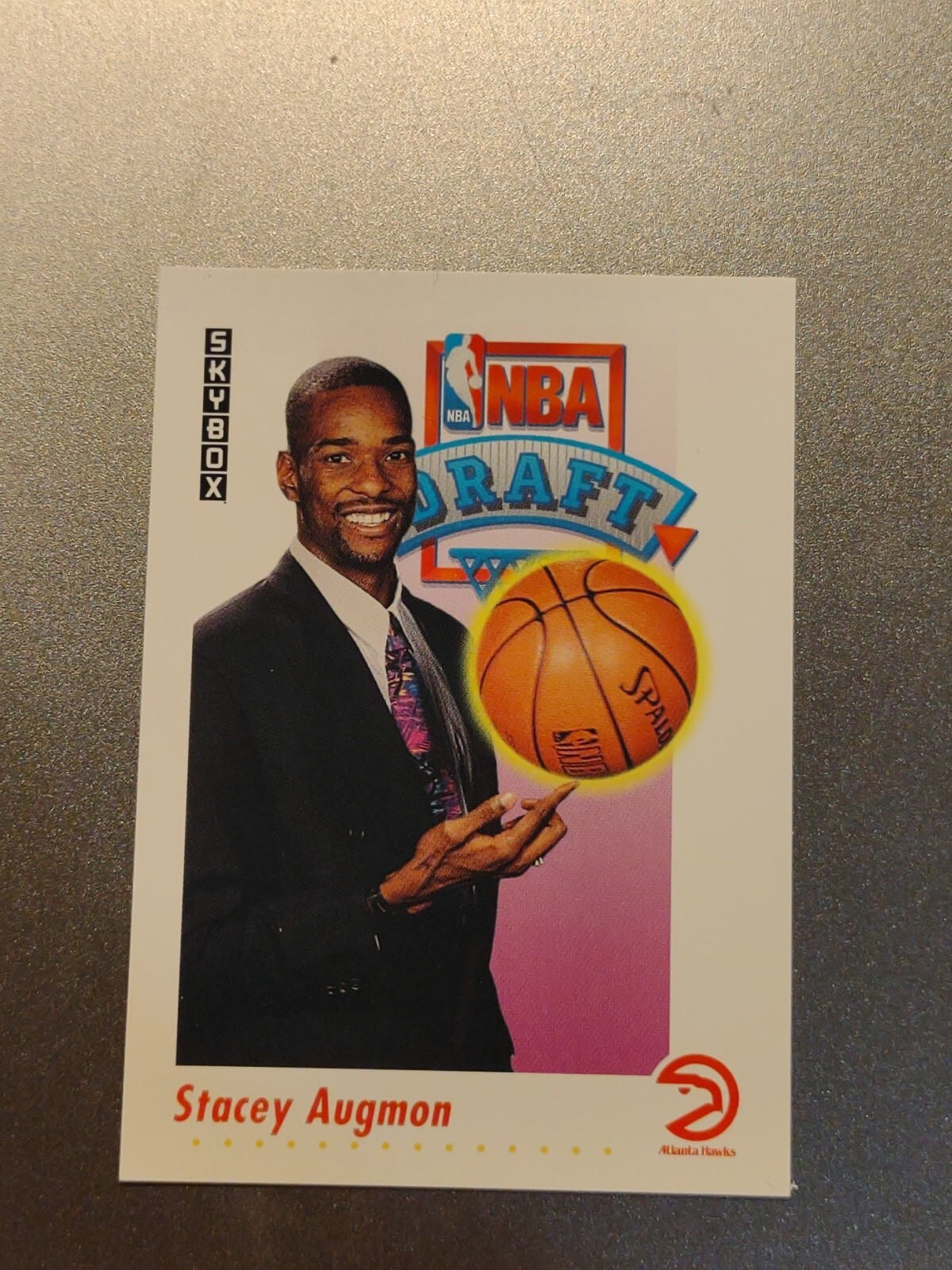 Stacey Augmon 1992 Skybox NBA Draft Rookie Card #521 Atlanta Hawks | eBay