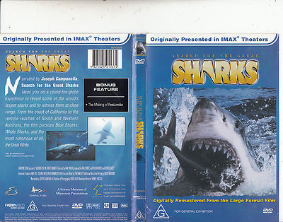 Search For The Great Sharks-2002-Imax-DVD | eBay Australia
