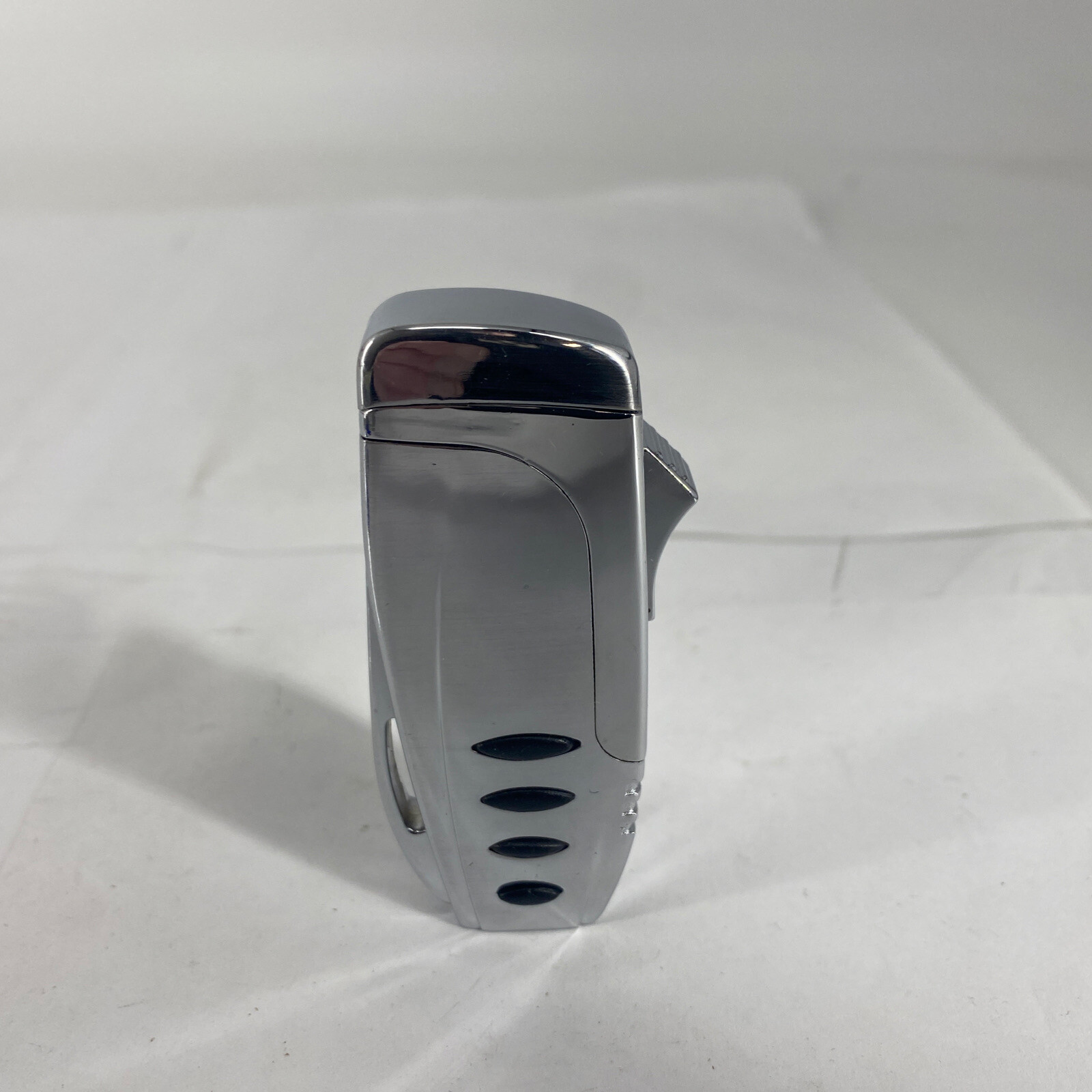 RARE Vintage Novelty NIBO Refillable Butane Flip Top Pocket Torch ...