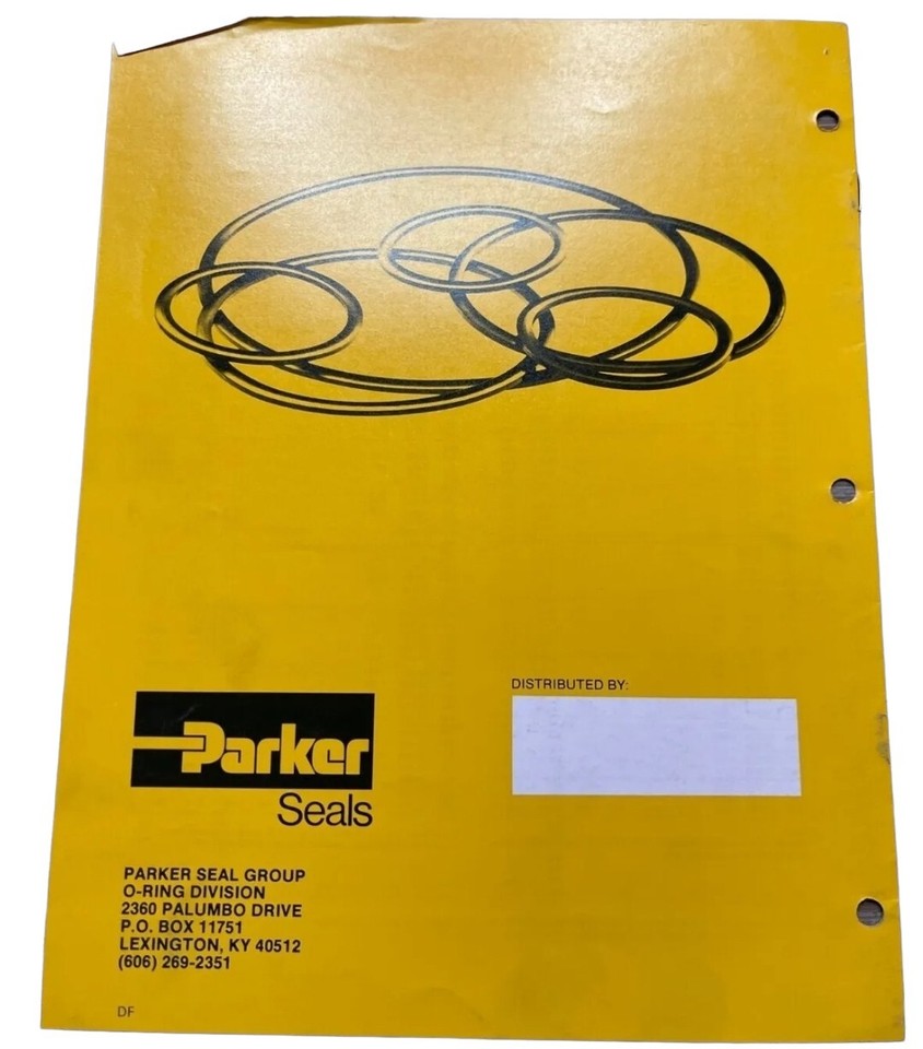 PARKER Seals Parbak Contoured Back-Up Rings Catalog **SALE** | eBay