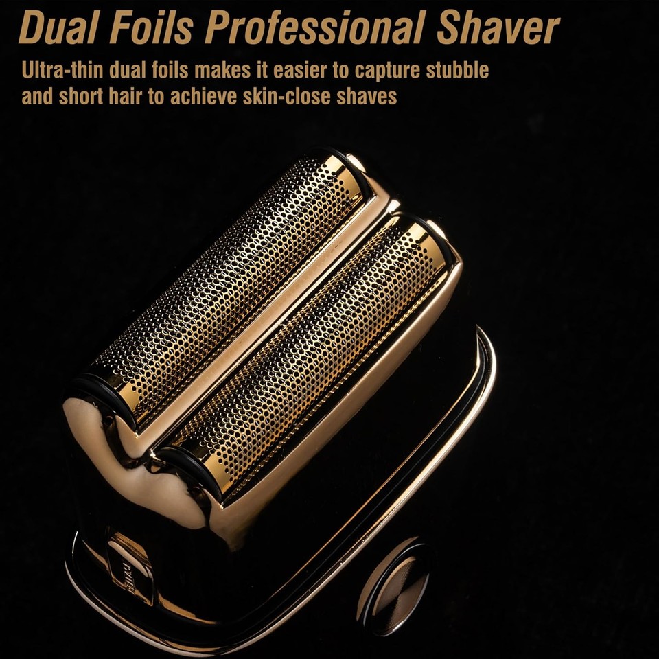 Electric Foil Shavers for Men Barbers - Dual Foils Shaver Bald Head ...