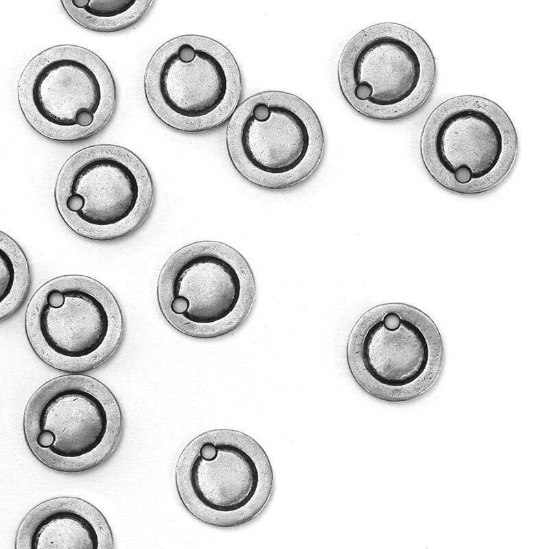 Pewter Stamping Blanks, Circle Border Small, 24 pc- Craft & Jewelry ...