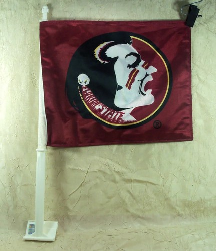 Car Flag Florida State University Seminoles FSU 14" x 11" NCAA | eBay