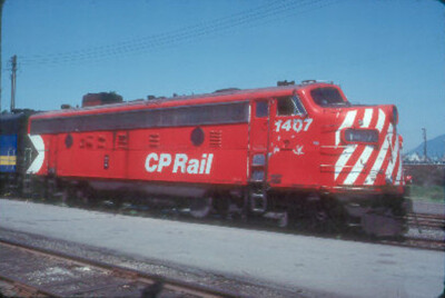 CP 1407 FP-9 (CANADIAN PACIFIC) --- Original Slide T1-7 | eBay