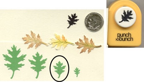 Small Leaf Shapes Paper Punches by Punch Bunch Many Styles To Pick From ...
