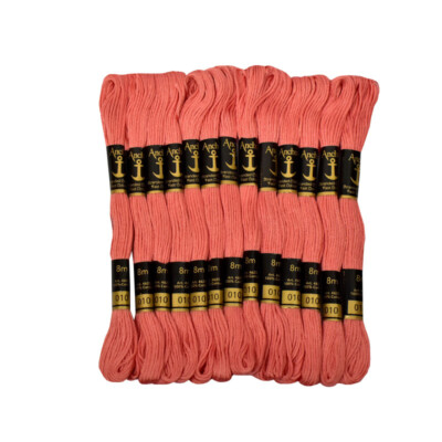 Anchor Threads Stranded Cotton Cross Stitch Peach Hand Embroidery Floss ...