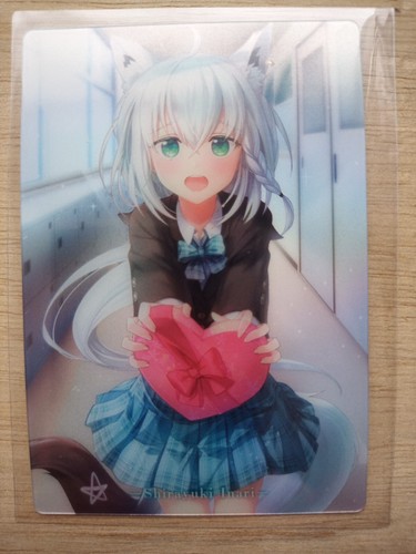 Hololive ERROR Shirayuki Inari Card BANDAI MEDE IN JAPAN VTuber ...