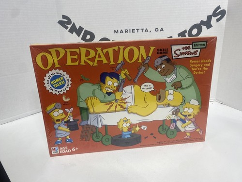 Milton Bradley 2005 Operation the Simpsons Edition Sealed | eBay