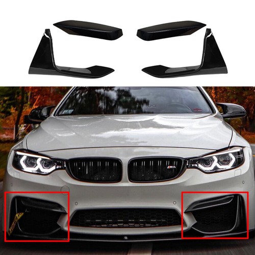 FOR 2015~19 BMW M3 M4 F80 FRONT BUMPER UPPER VENT COVER LOWER SPLITTERS ...