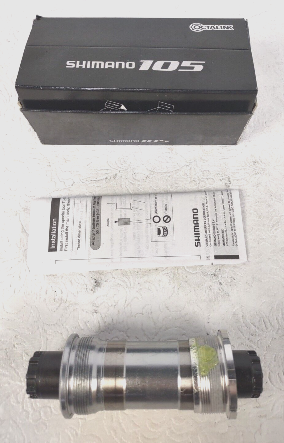 Shimano 105 Bottom Bracket, BB 5500, BC 1.37x24 | eBay