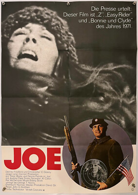 Peter Boyle JOE - THE GAP original vintage 1 sheet movie poster 1971 | eBay