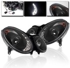 2007 2008 2009 MERCEDES-BENZ W211 DRL LED PROJECTOR HEAD LIGHTS LAMP ...