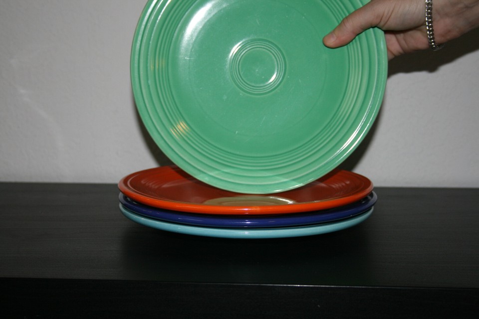VINTAGE FIESTA WARE PLATES ORIGINAL COLORS 7-1/4" NICE MCM Set of 5 | eBay