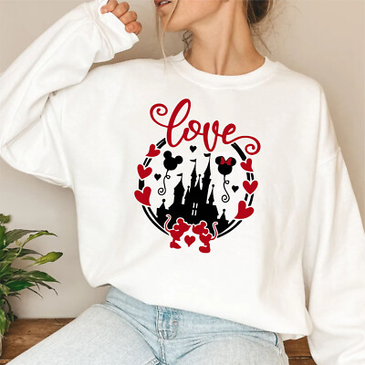 Disney Valentines Jumper, Disney Couple Sweatshirt, Mickey Minnie ...