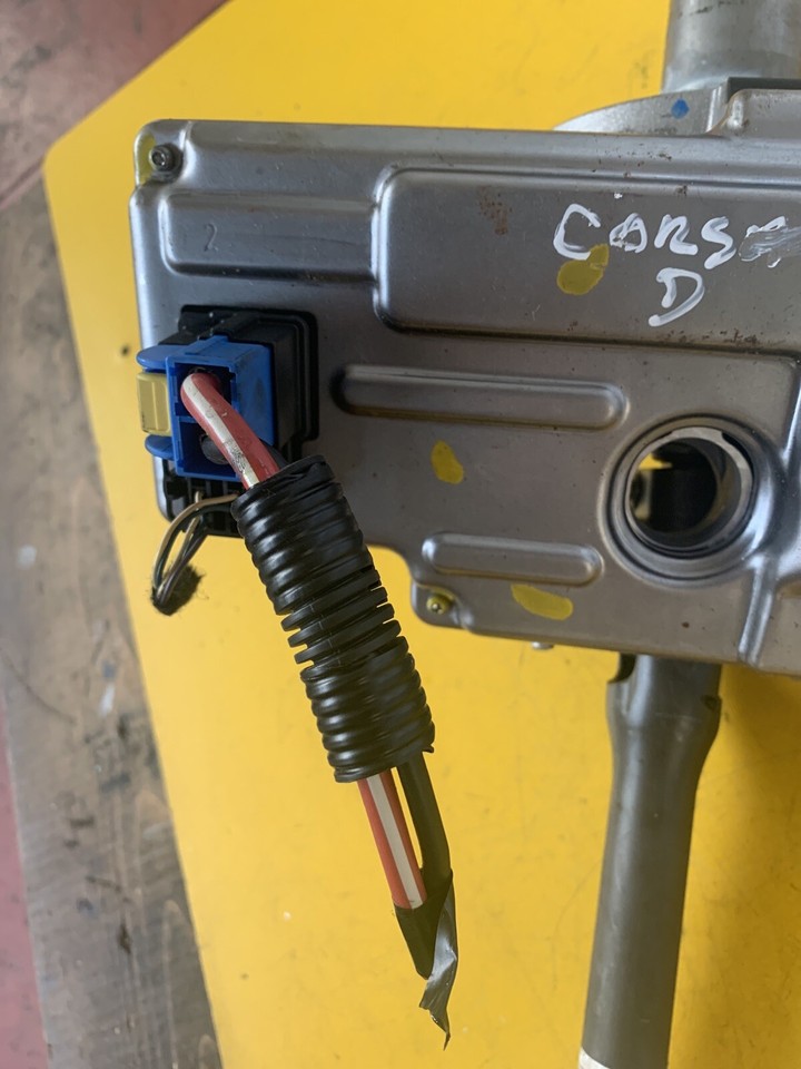 Vauxhall Corsa D Electric Power Steering Column + ECU 10-14 2 Plug Type ...