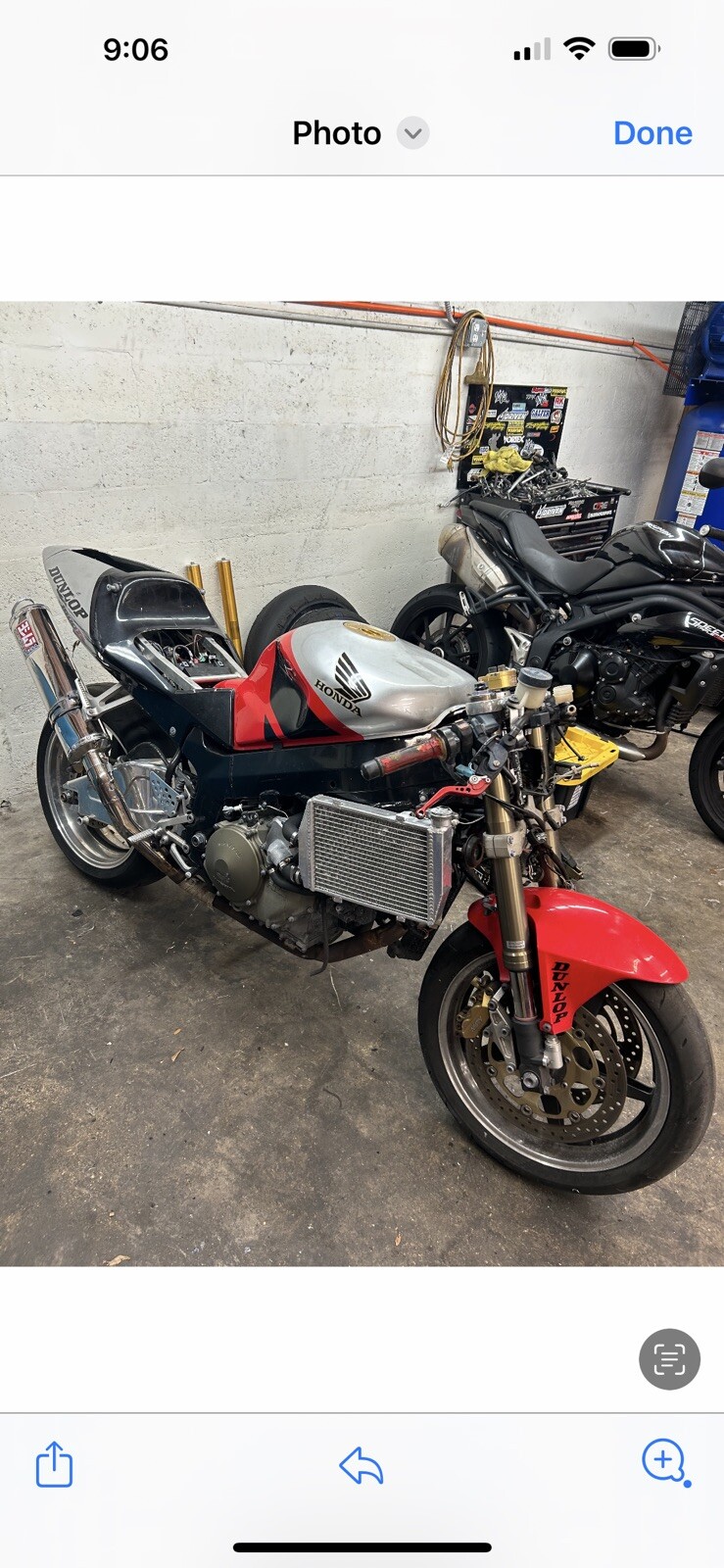 03 Honda RC51 RVT 1000R Rear Tail Fairing Damage Cowl 2000-2006 Please ...