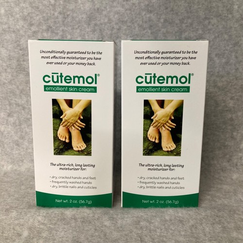 Cutemol Lot Of 2 Emollient Skin Cream 2oz Ultra-Rich Long Lasting ...