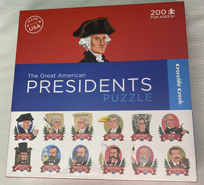The Great American Presidents Puzzle 200 Pieces NEW Sealed 8+ | eBay
