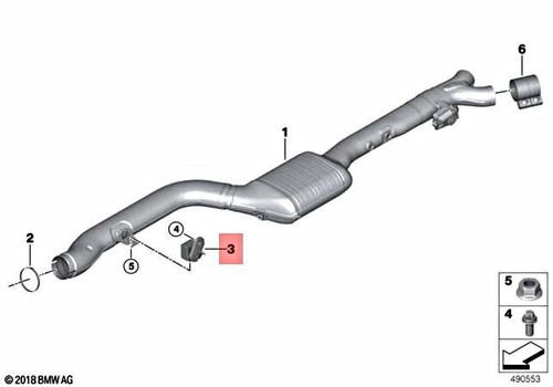 Genuine BMW M3 X3 X4 M X5 G01 G02 G05 G07 G08 Transmission Bracket ...