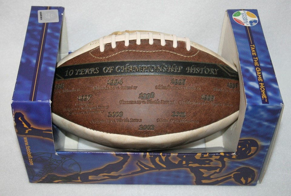 LSU TIGERS 2003 National Champions Fotoball Limited Ed. Sugar Bowl ...