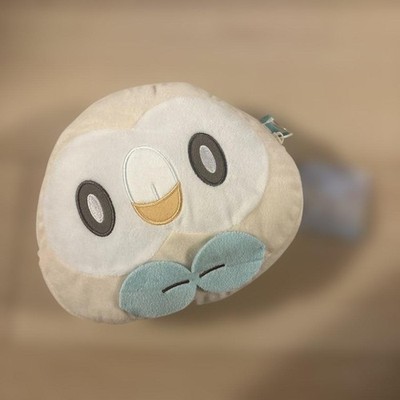 Pokemon Pokepeace Big Face Shape Plush Stuffed Toy Pouch Rowlet | eBay
