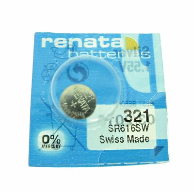 Renata 321 (SR 616 SW) Silver 1.55 V watch battery | eBay.de