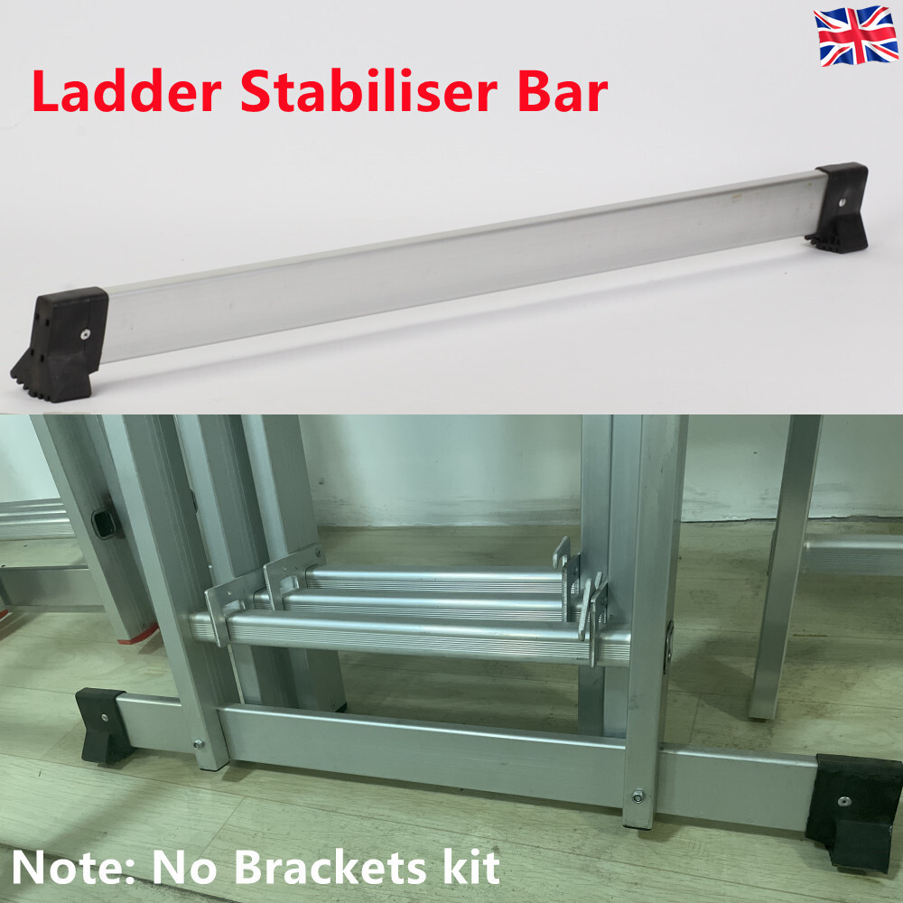 Ladder Stabiliser Bar With 2 Rubber Feet 100cm length | eBay