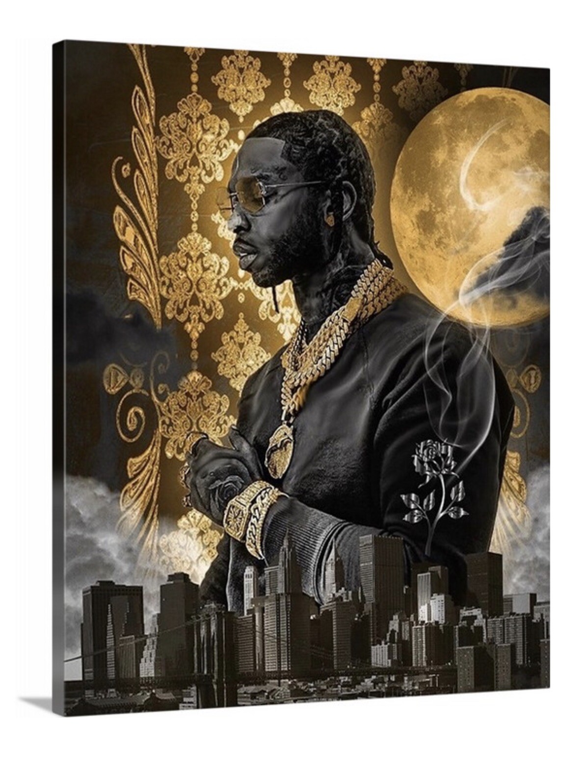 Pop Smoke Canvas Wall Art 16X20 Rap Hip hop Influential Popsmoke Woo ...