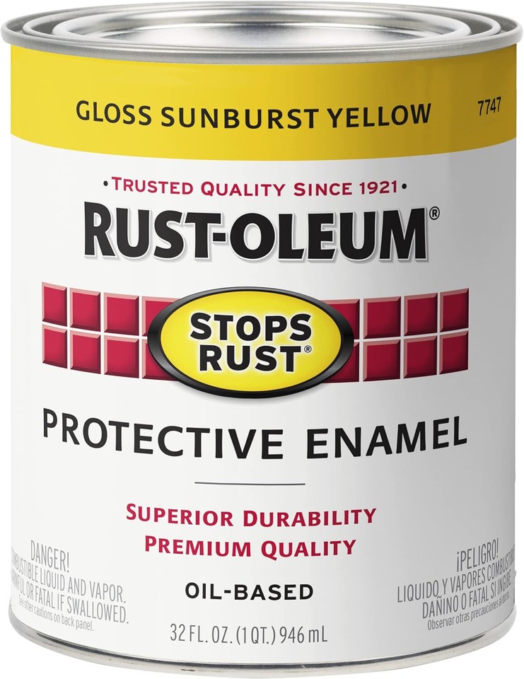 Rust-Oleum Stops Rust Brush On Paint, Quart, 32 Fl Oz, Choose Your ...