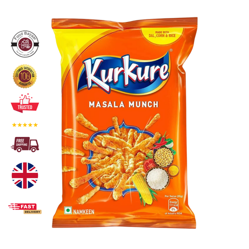 Kurkure Masala Munch Indian Crisp Corn Chips Desi Pack of 1,4,10,30 ...