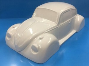Volkswagen Beetle Body Shell 1:10 Touring Car Drift Crawler Tamiya ABS ...