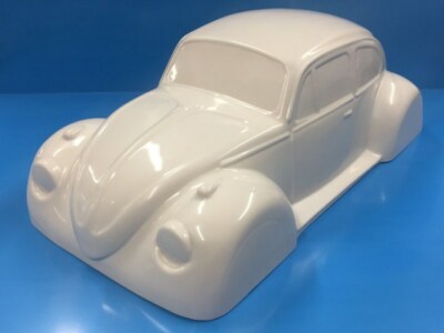 Volkswagen Beetle Body Shell 1:10 Touring Car Drift Crawler Tamiya ABS ...
