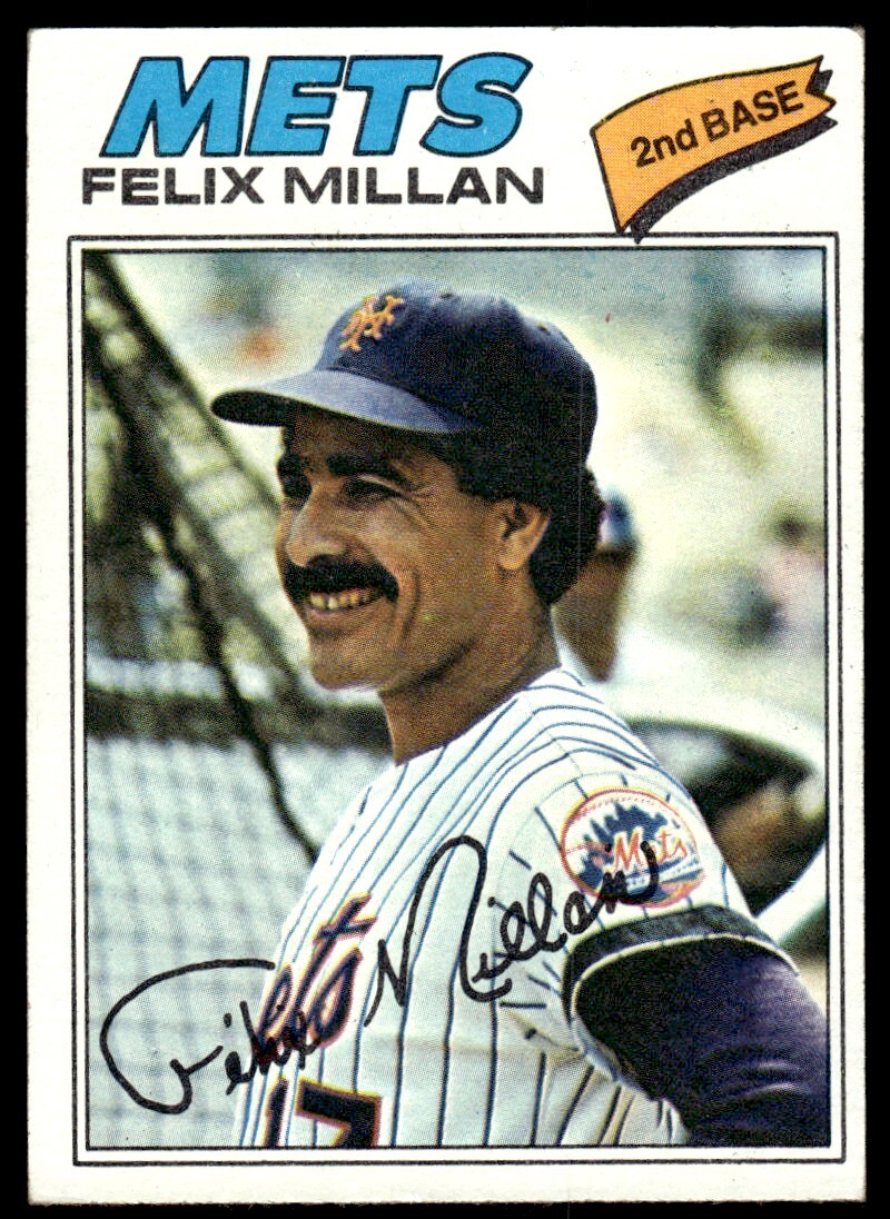 1977 Topps Felix Millan New York Mets #605 | eBay