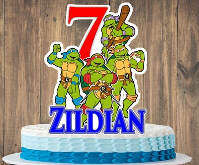 Teenage Mutant Ninja Turtle Cake Topper | eBay