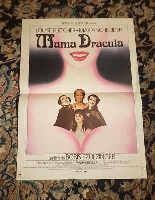 Affiche 1980 MAMA DRACULA Louise Fletcher MARIA SCHNEIDER Vampire 40x60 ...