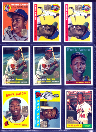 Hank Henry Aaron 1999-00 Topps Commemorative Reprints of 1954-73 | eBay