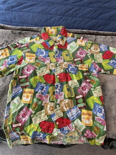 Rare Vintage Augusta National Golf Club Badges All Over Shirt from ANGC ...