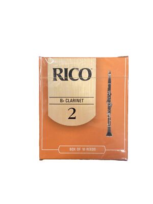 Rico RCA1020 B Flat Clarinet Reed - 10 Pack | Strength 2.0 46716100757 ...