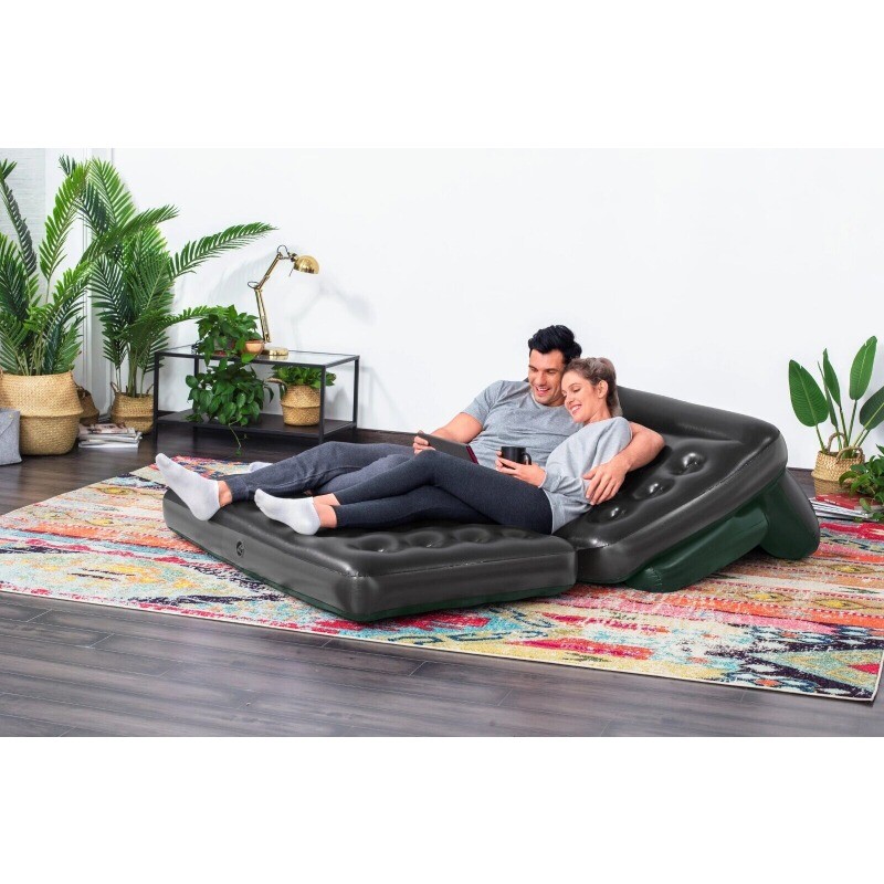 Multi-Max 5-in-1 Inflatable Air Couch Sofa Air Bed, Mattress Compact ...