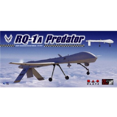 PLATZ Japan Models & Kits 1/72 AC-1 RQ-1A PREDATOR Drone aircraft Std ...