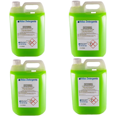 4 x 5 Litre Peppermint Pet Disinfectant Urine Odour Eliminator ...