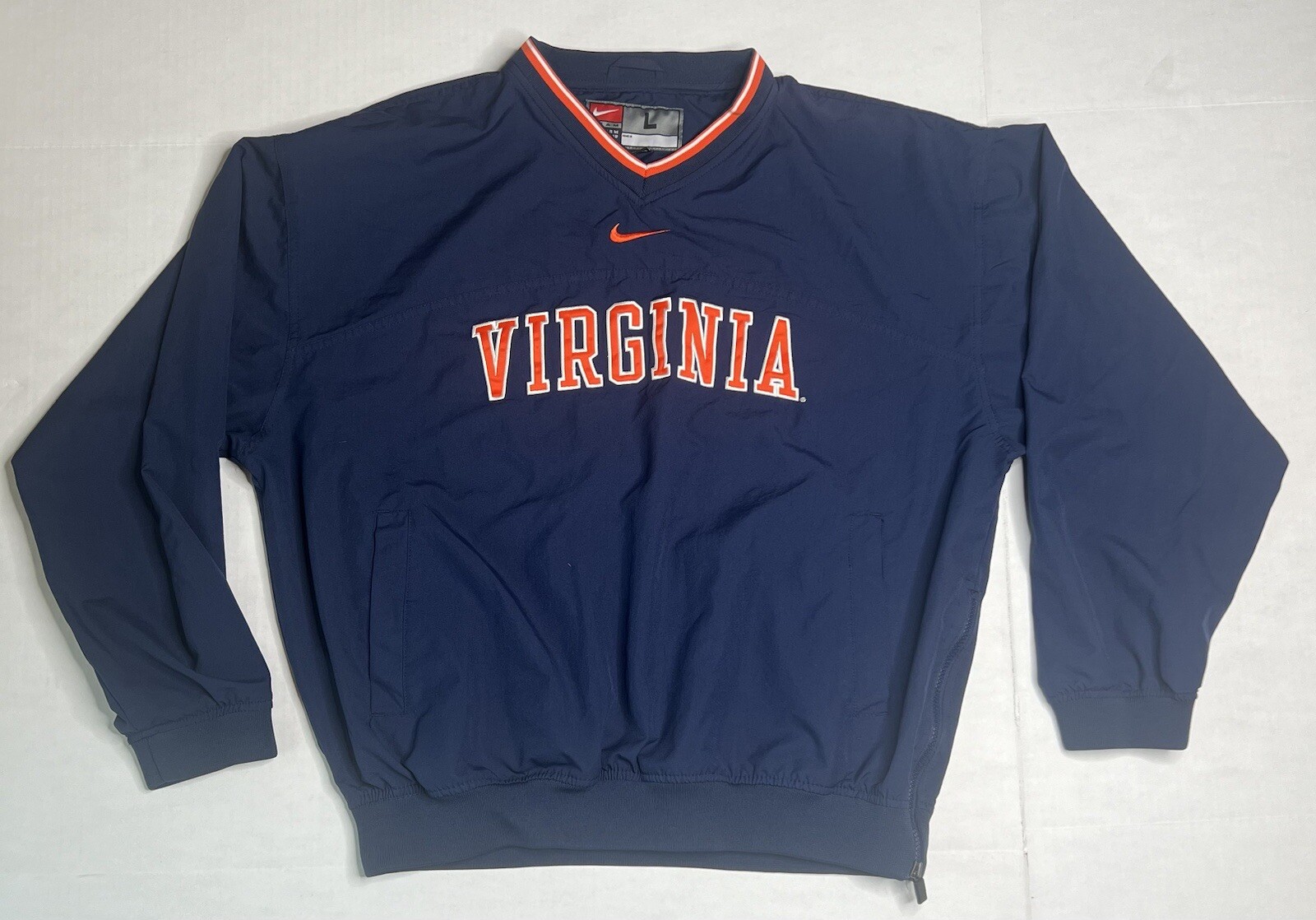 Vintage 2000s Y2K Nike Virginia Center Swoosh Pullove… - Gem