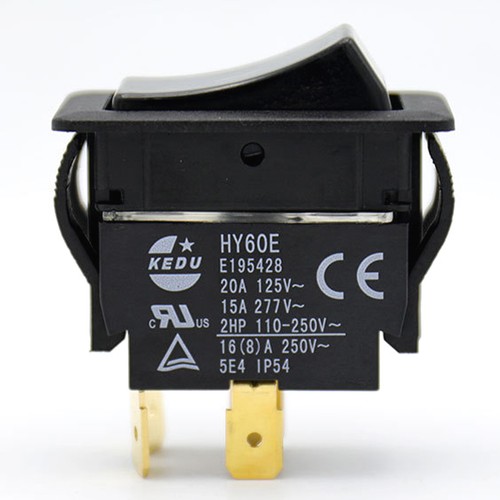 HY60E HY60B KEDU 125/250V 20/15A Industrial Electric Pushbutton Rocker ...