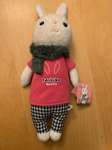 METOO RABBIT TIRAMITA 14.5" PLUSH NEW WITH TAGS, FASHION UPDATE | eBay